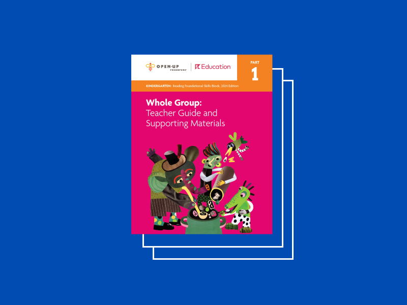EL Education K–2 Sample Materials - Open Up Resources