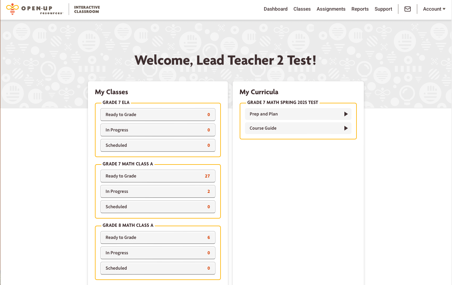 Interactive Classroom - Open Up Resources